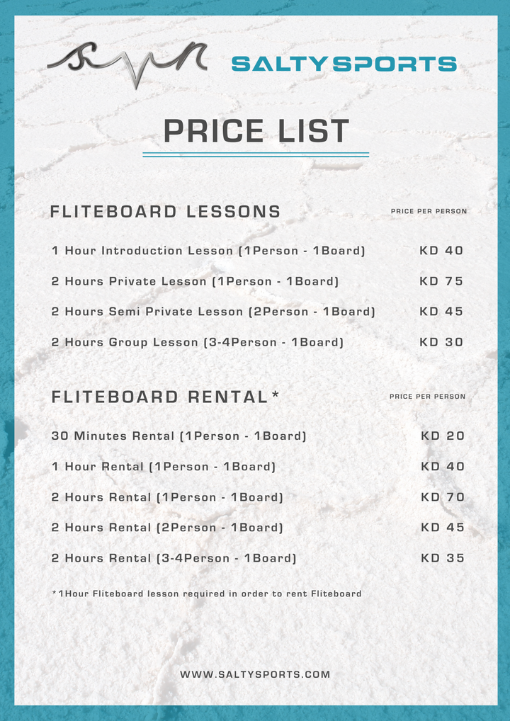 SVN Pricelists – Salty Sports